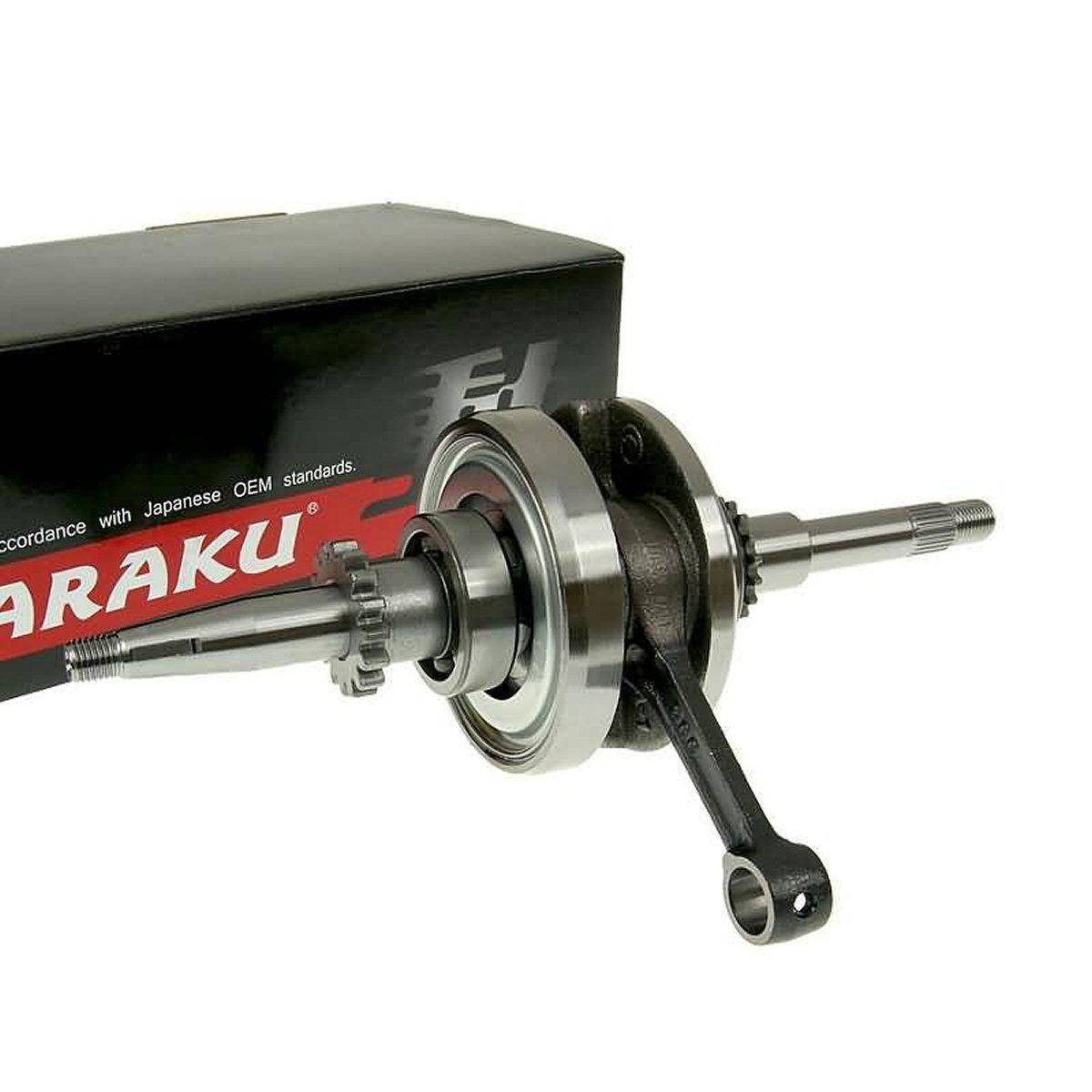 Naraku Crankshaft Heavy Duty 16 Tooth for QMB139 – Scooterworks USA, LLC
